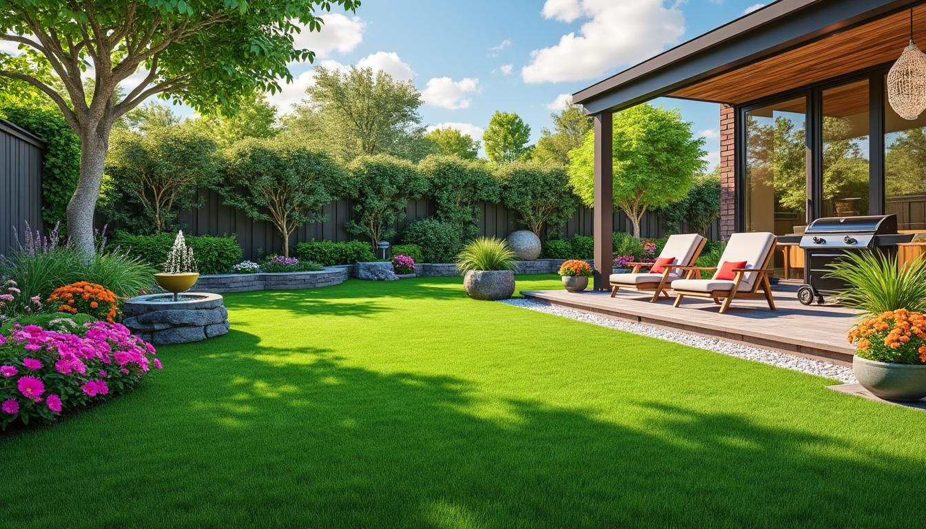 Gazon synthétique : un choix astucieux pour aménager votre jardin